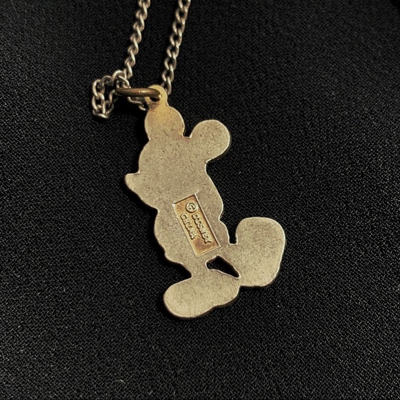 Disney | Jewelry | Vintage Mickey Mouse Pendant With Chain | Poshmark